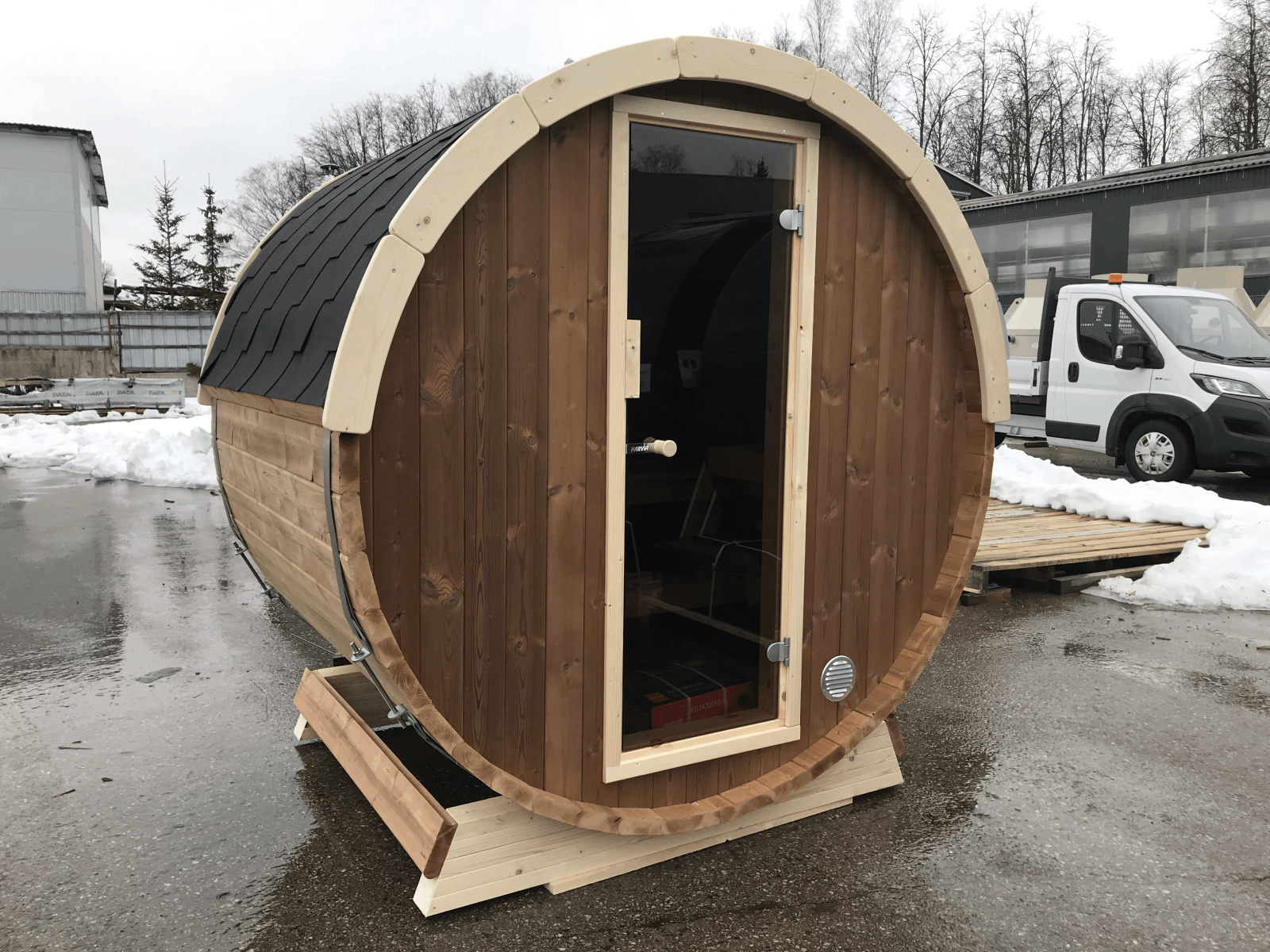 Medinės, karkasinės, modulinės, surenkamos pirtys kaina - Tiny Home ...