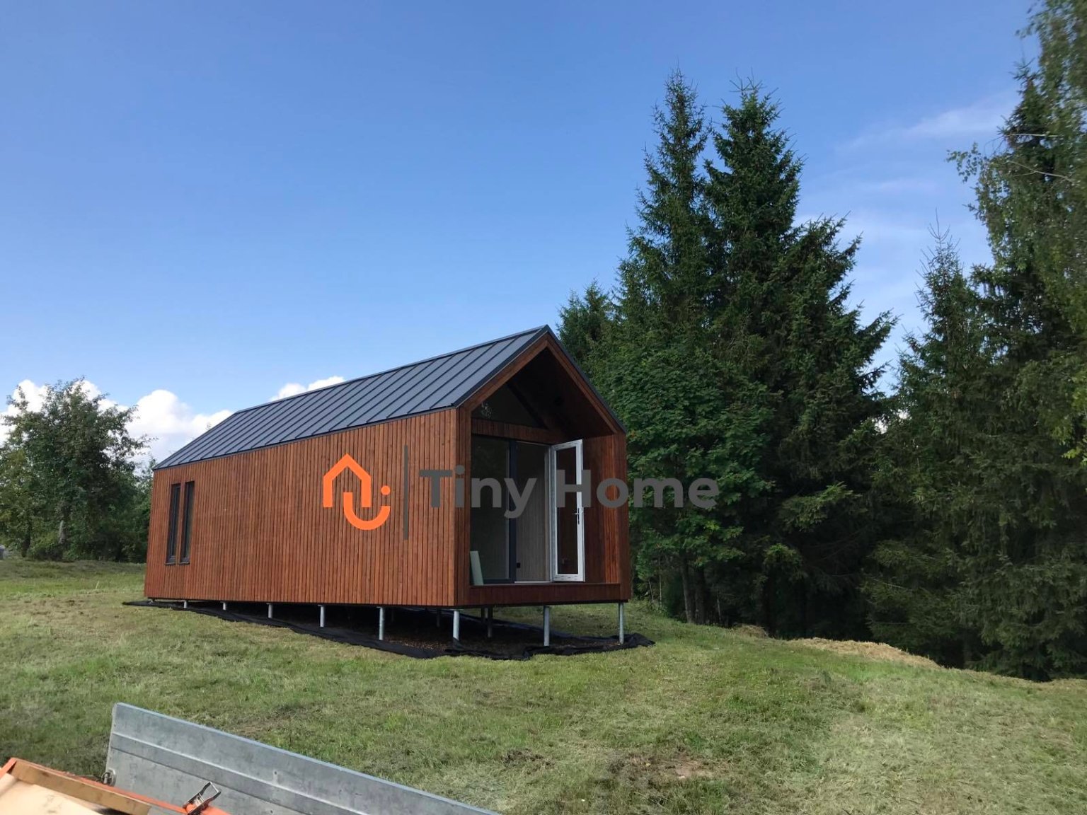 Moduliniai namai. Mediniai, karkasiniai moduliniai nameliai